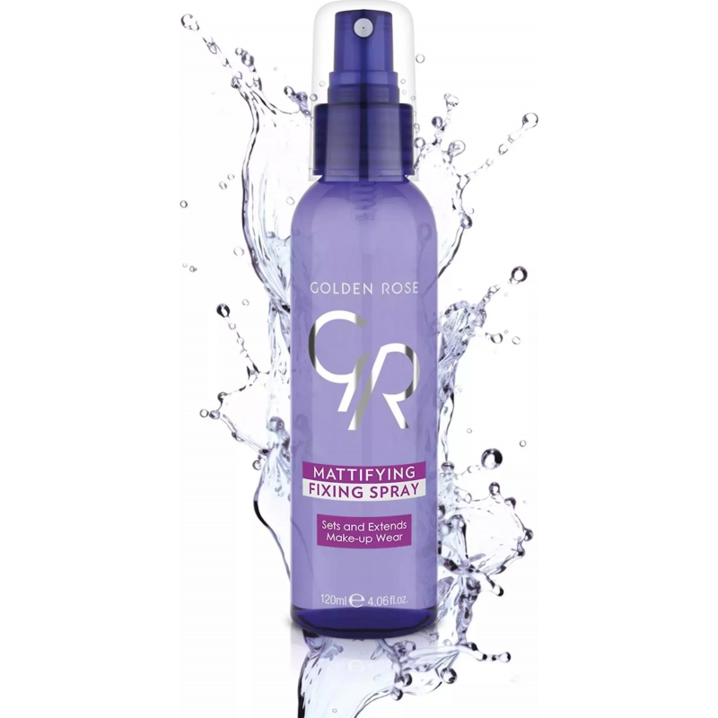 Spray fixateur matifiant Golden Rose – Fini mat longue tenue