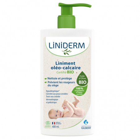 LINIDERM Liniment Oleo-Calcaire 480ML – GILBERT | Soin Bébé
