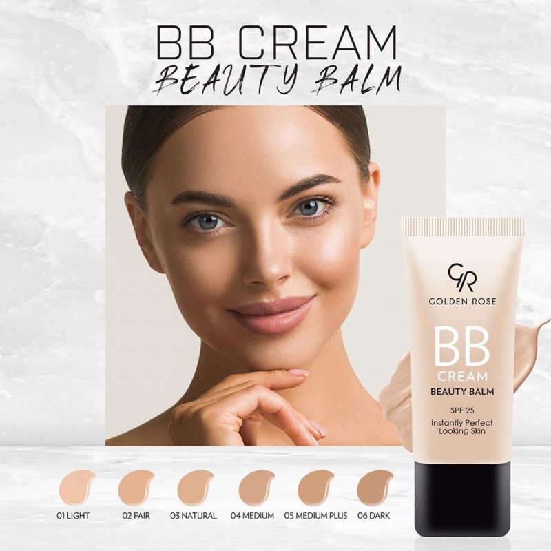 BB créme Golden rose Référence 06 Couleur #C69876